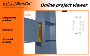 Idea StatiCa Online project viewer – IDEA StatiCa