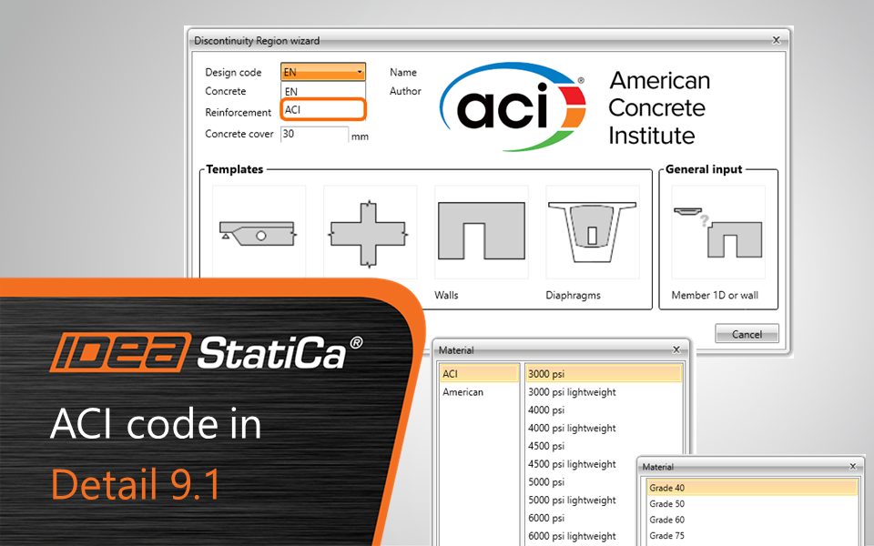 ACI checks in Detail 9.1 – IDEA StatiCa