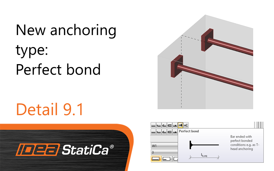 Perfect bond in 9.1 – IDEA StatiCa