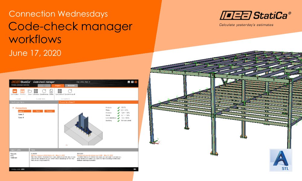Connection Wednesdays – CCM Workflows – IDEA StatiCa