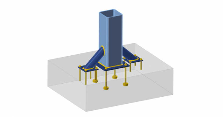 Safe and accurate anchor bolt design – IDEA StatiCa