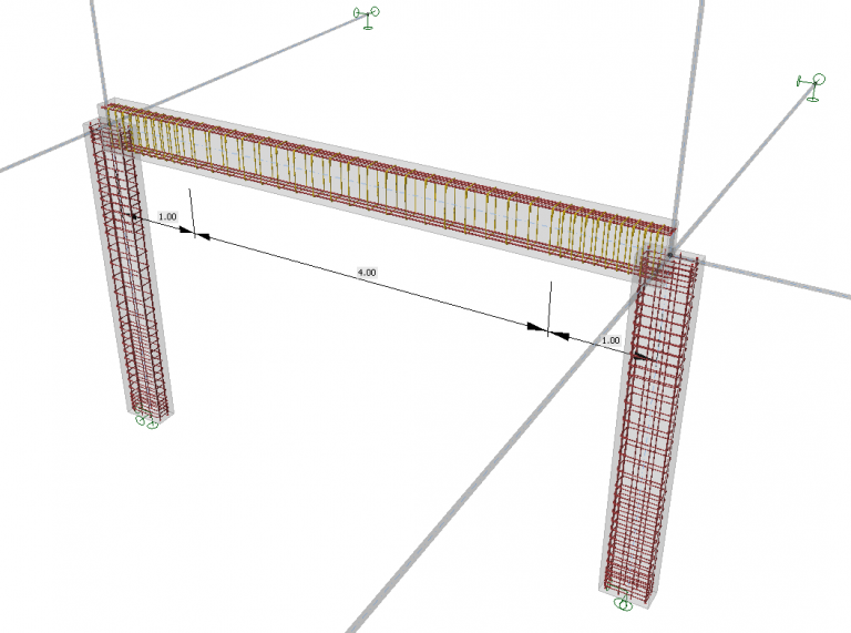 Reinforced concrete frames in application Member – IDEA StatiCa