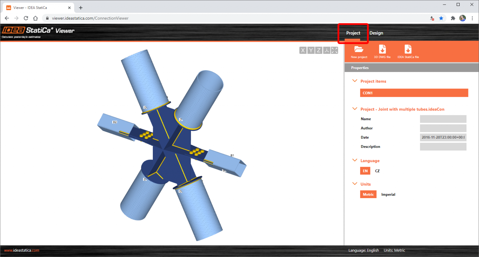 IDEA StatiCa | Project Viewer