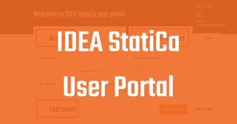 IDEA StatiCa | IDEA StatiCa User Portal