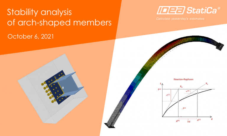 IDEA StatiCa | Stability analysis of arch-shaped members