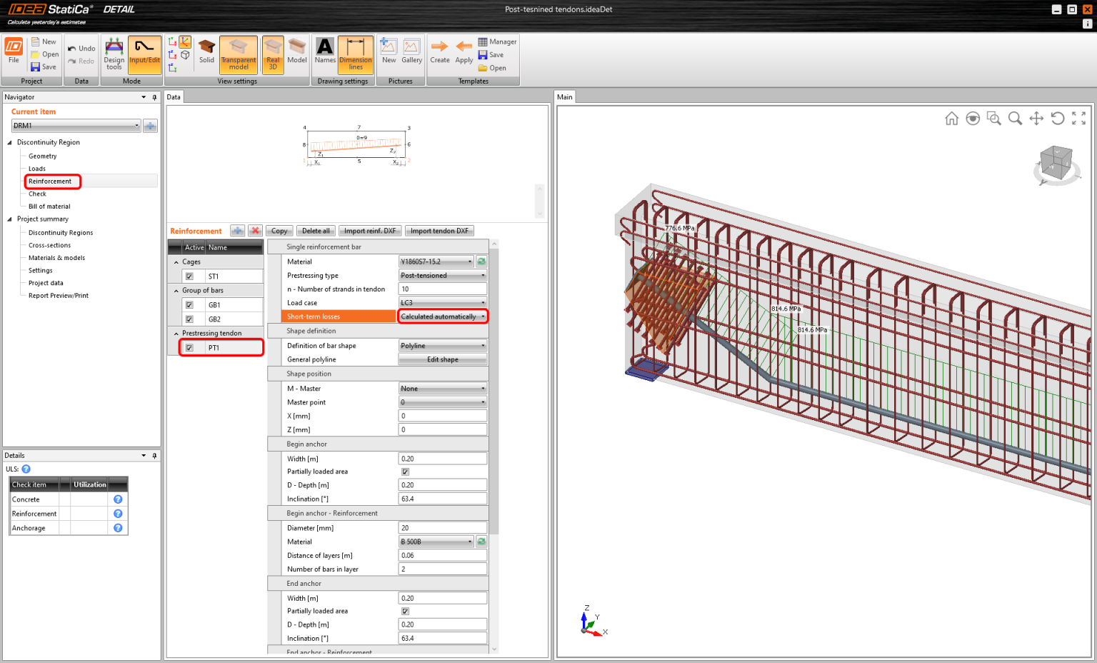 IDEA StatiCa | New Features Concrete 20.1